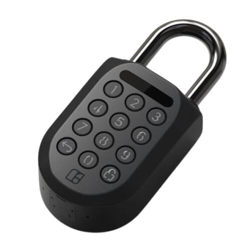 Versatile Smart Padlock with Auto-Lock, Mobile App, & Rechargeable Battery