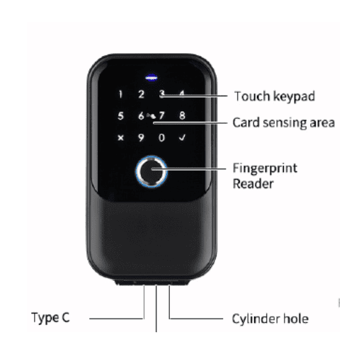 Smart Key Box K5: Secure Key Storage with Fingerprint & Waterproof IP65