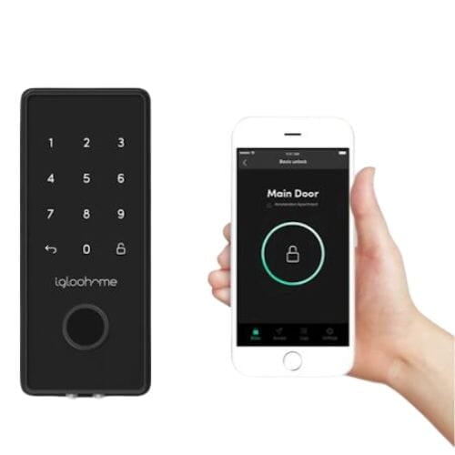 Smart Deadbolt 2S Metal Grey - Sleek, Secure, Bluetooth & PIN Access Lock