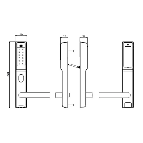 Lockwood CORTEX® Digital Door Lock: Fire-Rated, Secure, and Accessible