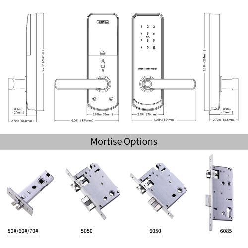 LHL-EX1-NICHOLSON Digital Smart Lock | Electronic Door Lock by Lion ...