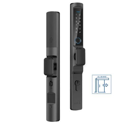 LOCKTON 'E-Series' Smart Door Lock for Sliding Doors – Fingerprint, PIN ...
