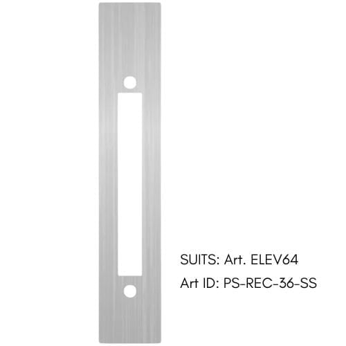 LOCKTON Stainless Steel Scar Plate 377x70mm – Cover Old Lock Cut-Outs